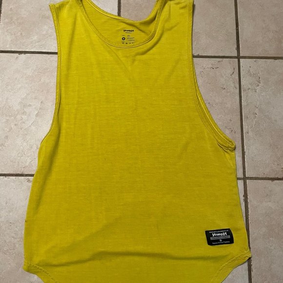 Yla | Shirts | Youngla Rare Yla Young La Drop Arm Scoop Tank Rare ...